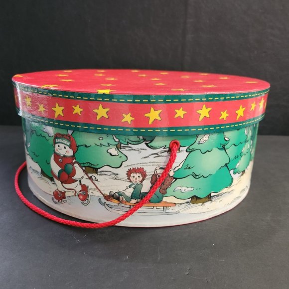 Holiday | 1998 Snowdent Friends With Raggedy Ann And Andy Laminated ...